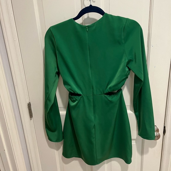 emory park | Dresses | Emory Park Green Satin Dress | Poshmark